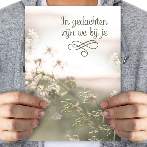 In gedachten zijn we bij je | Topgeschenken.nl